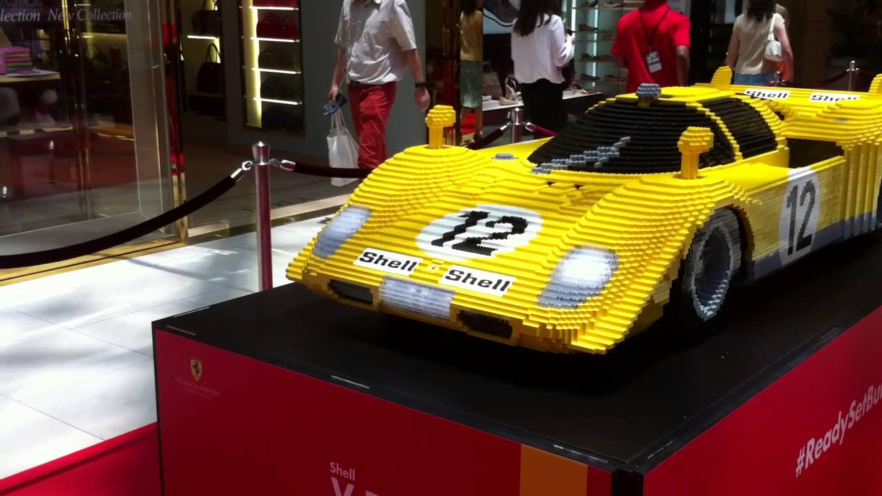 Real-size F1 Cars made with Lego !! So Cool !! - YouTube