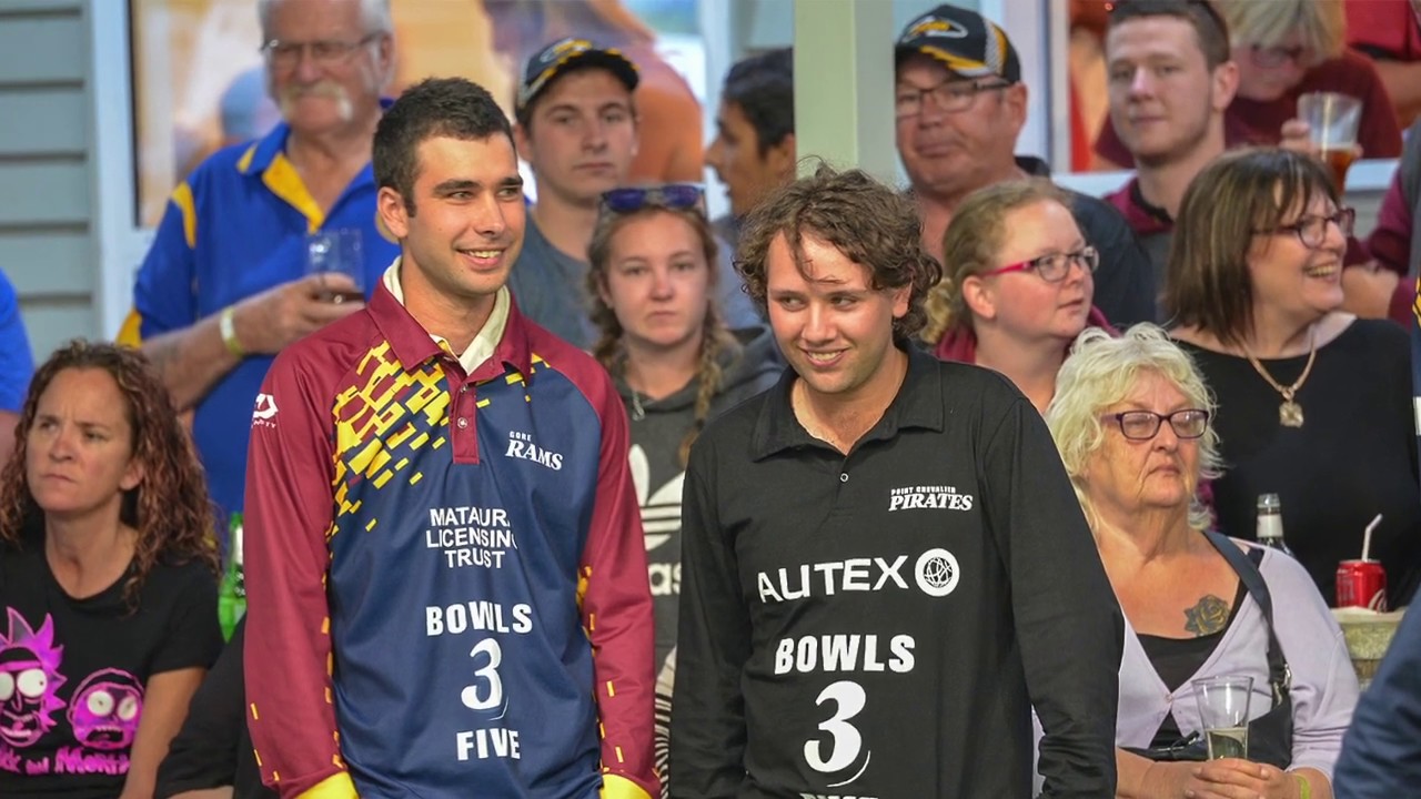 Alex Reed after playing the winning shot in the grand final of ...