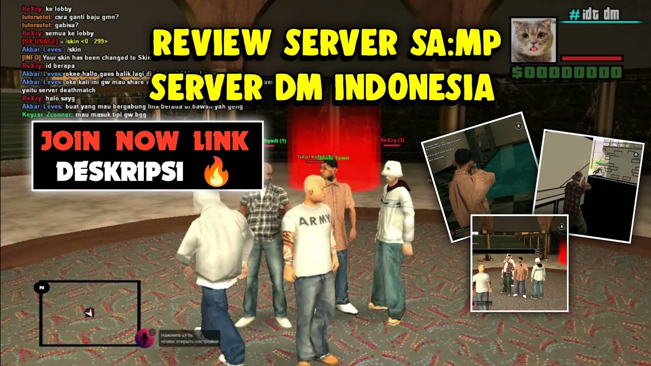 REVIEW SERVER SAMP || SERVER DEATHMATCH FREE ROAM COCOK UNTUK LATIHAN ...
