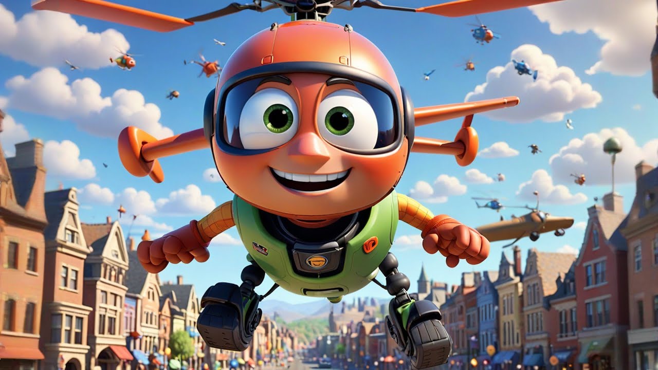 Spin Like a Helicopter | Movement Song for Kids | Nursery Rhymes and ...