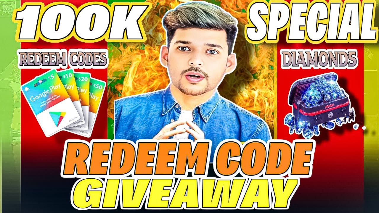 100K REAL REAL REAL 1001% REAL FREE FIRE REDEEM CODE / DIAMONDS ...