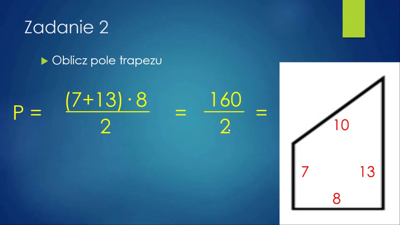 Pole trapezu - YouTube