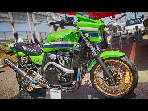 Kawasaki ZRX1200 DAEG Custom Bike by OVER Racing - YouTube