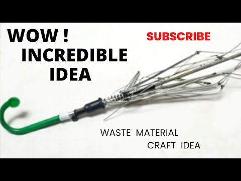 WASTE MATERIAL CRAFT IDEA | HOME DECOR FROM WASTE |BEST OUT OF WASTE ...