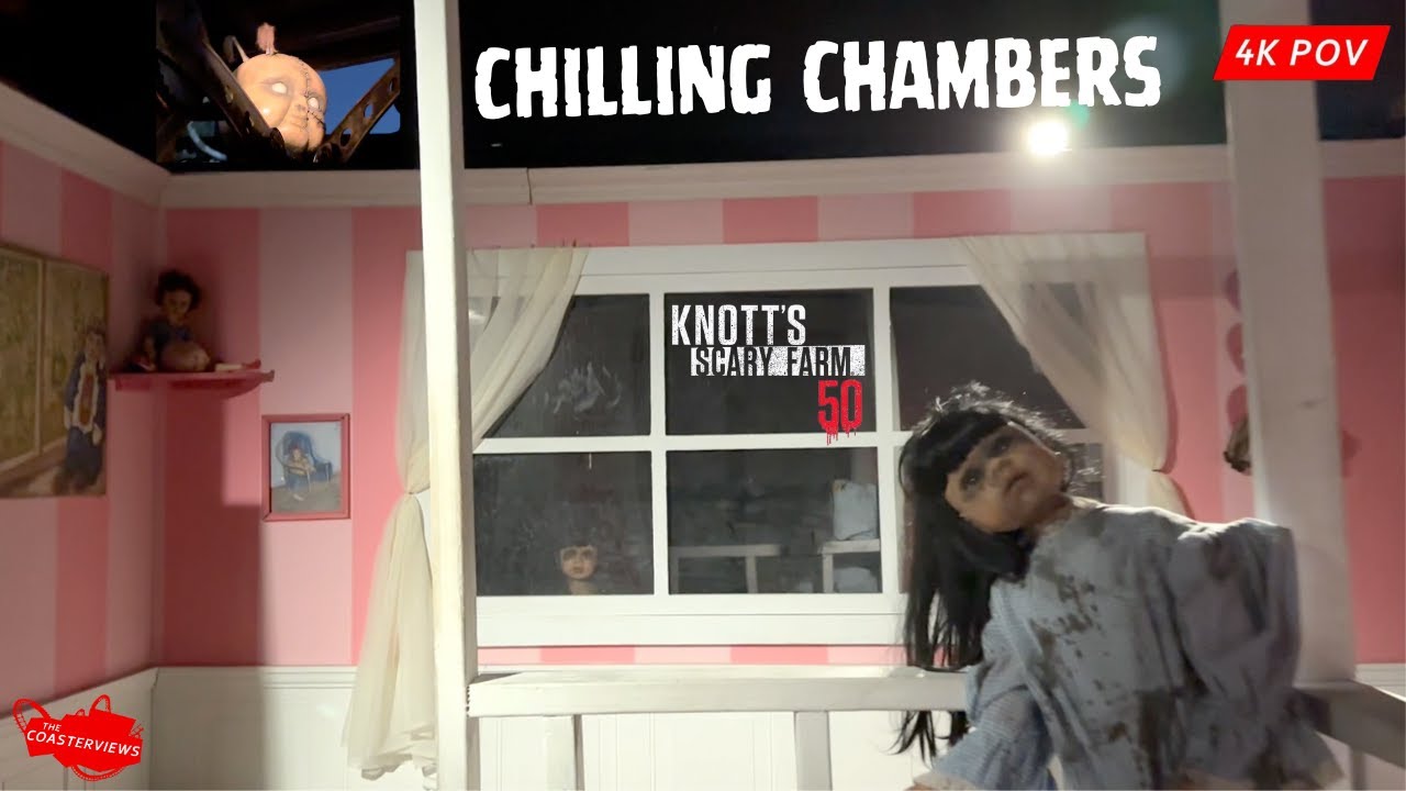 The Chilling Chambers Maze POV Walk-thru Knott's Scary Farm [4K ...