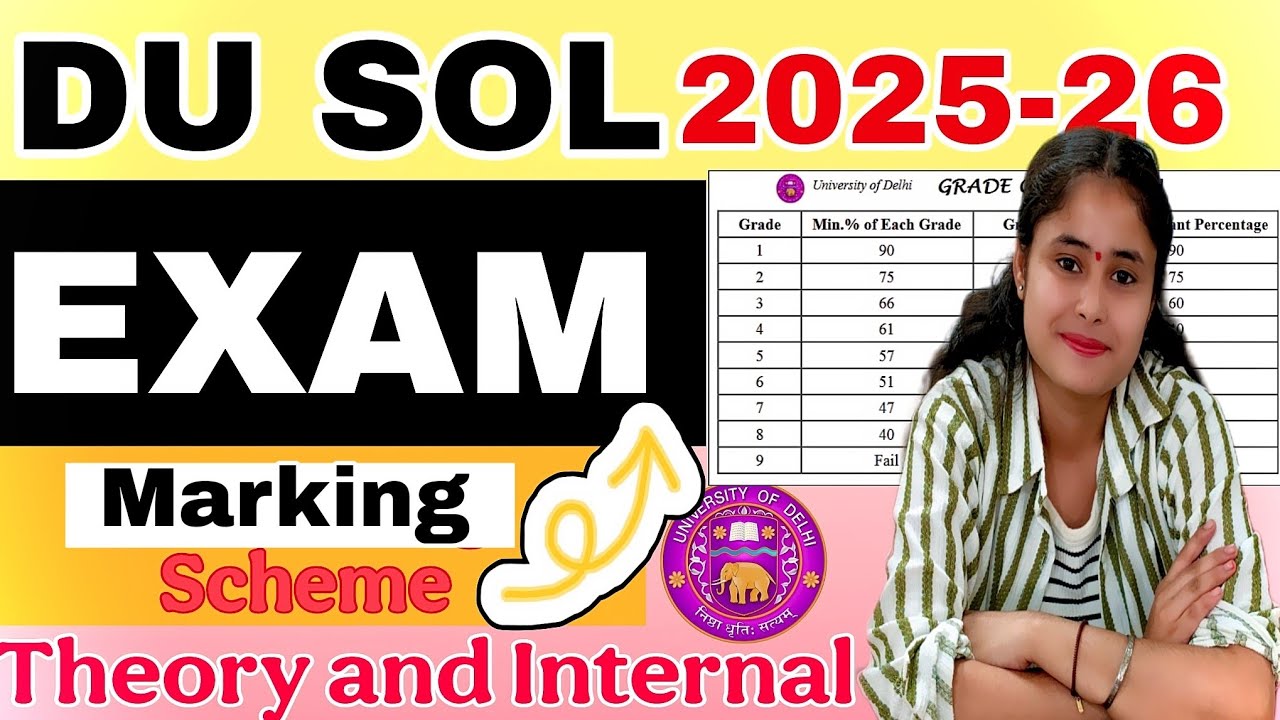 DU SOL : Exam Marking Scheme EXAM PATTERN & PASSING CRITERIA EXPLAIN ...