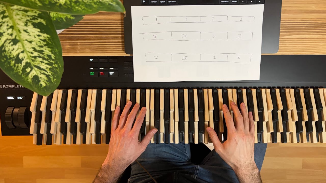 Explaining the Blues on the Jankó piano - you only need one shape ...
