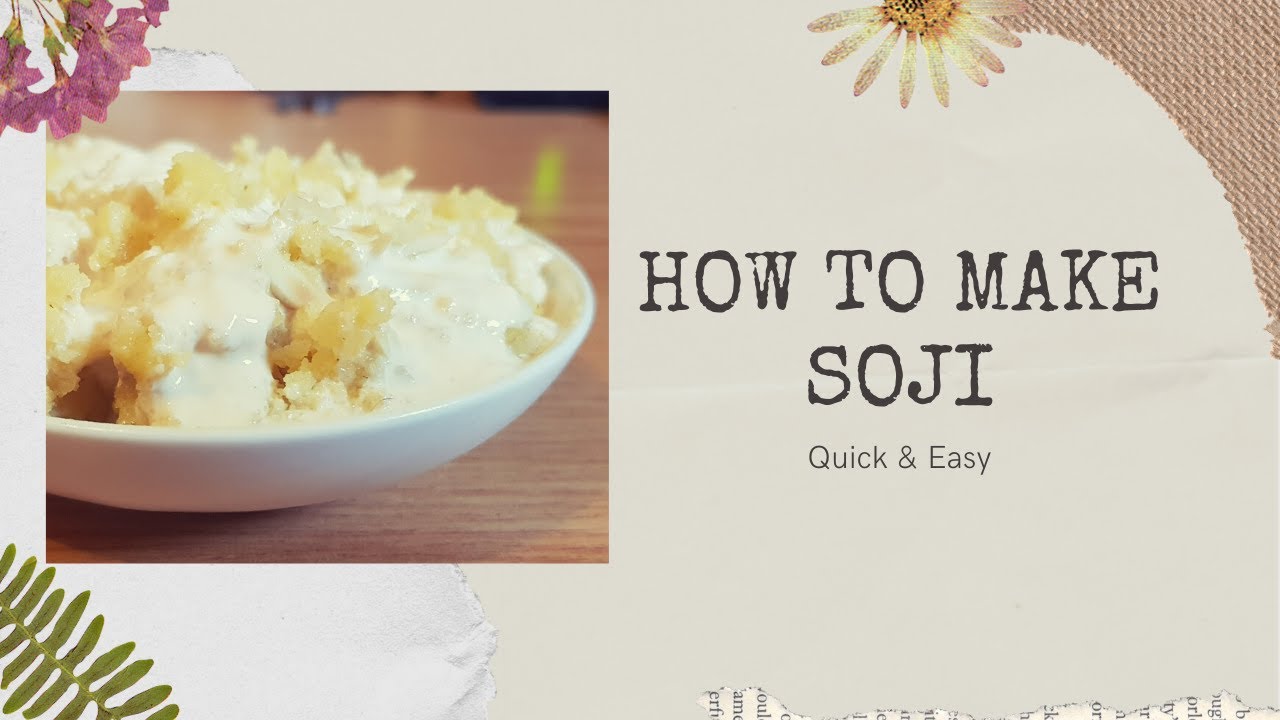 How To Make Soji - Fast & Easy - YouTube