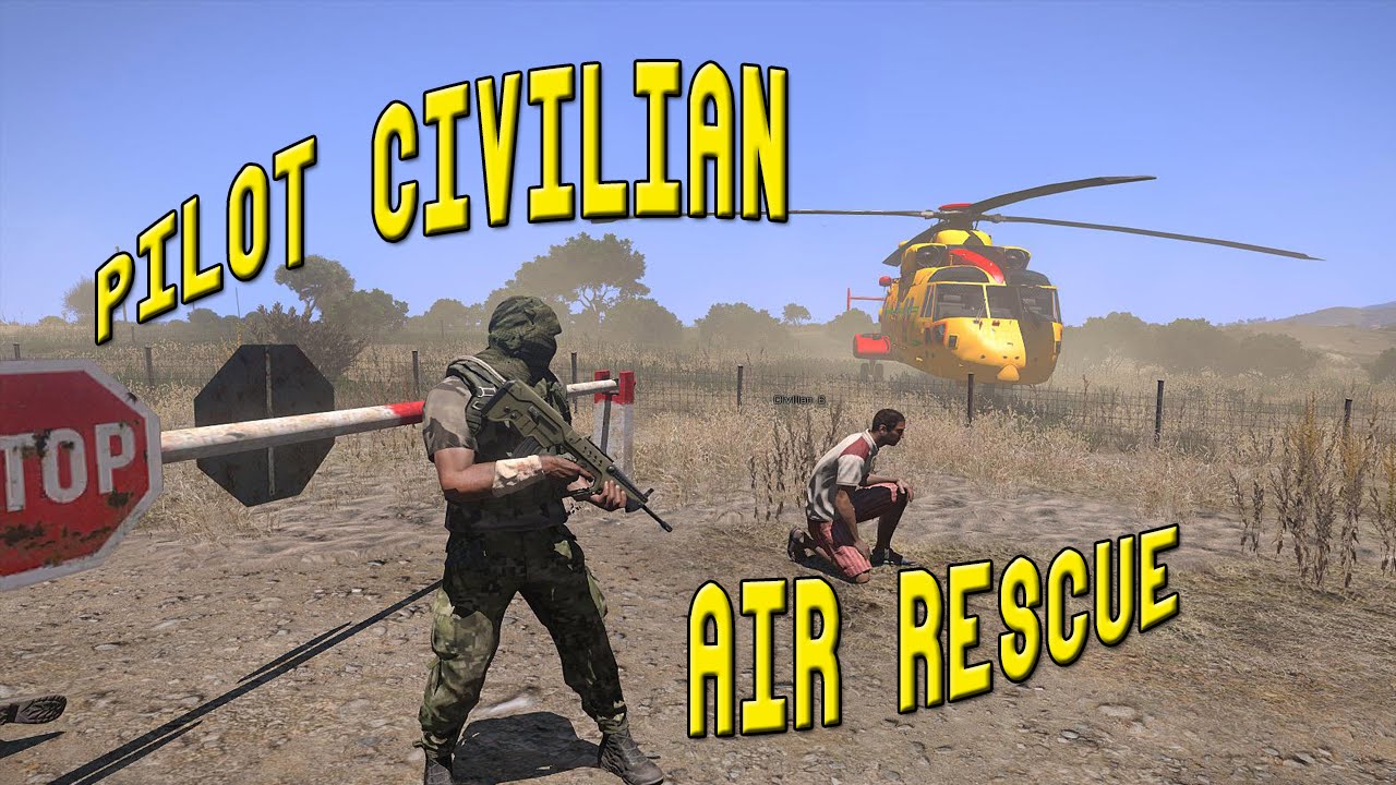 Arma 3 Pilot Civilian Air Rescue - YouTube