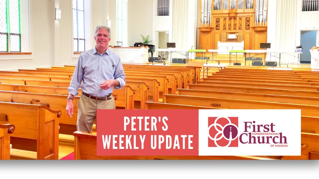 Peter's Weekly Update: In Sanctuary Worship Starting May 9 - YouTube