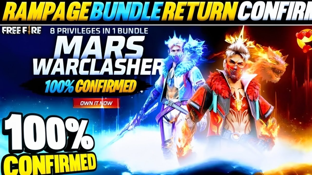 Rampage Bundle Return Confirm 😍 Next Ring Event + Next Top Up Event 🎯 ...