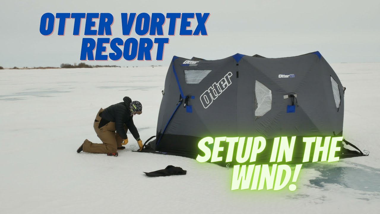 Otter Vortex Resort Setup in the wind!! Plus Review. - YouTube