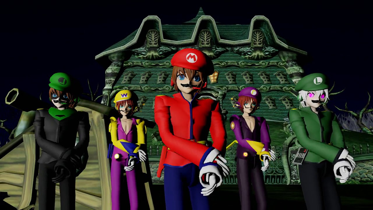 [Mario bros MMD] Thriller - YouTube