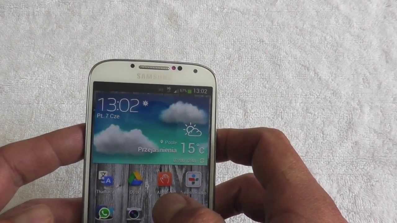 Samsung Galaxy S4 lock screen omówienie - YouTube
