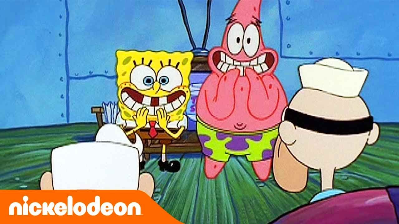 SpongeBob Schwammkopf | Treffen mit Meerjungfraumann und Blaubarschbube ...