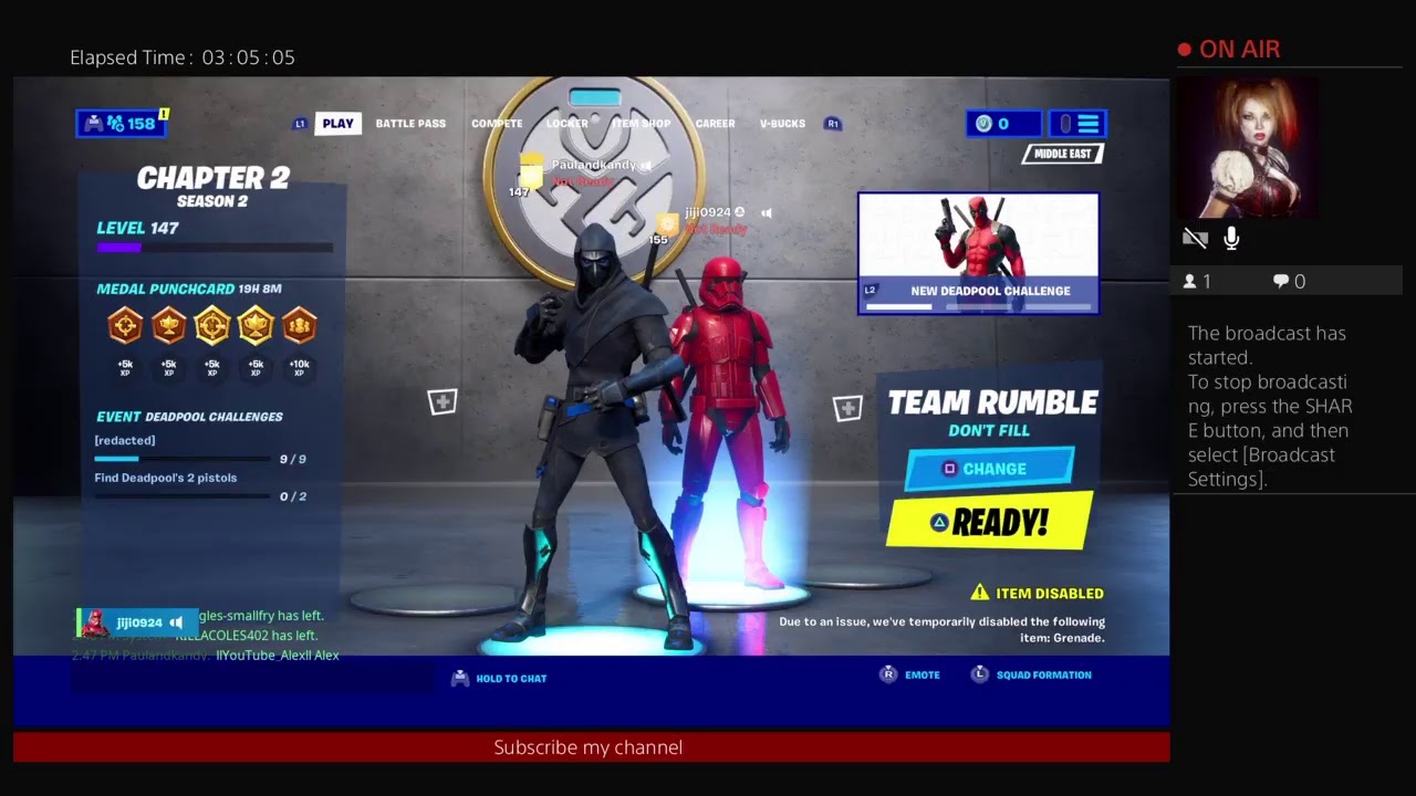 Fortnite DEADPOOL EVENTS (no deadpool skin) - YouTube