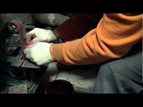 Amateur Knifemaking and Grinding Tutorial - YouTube