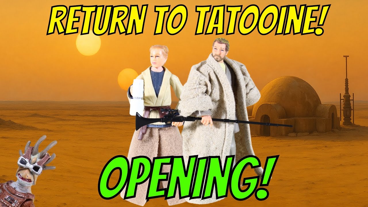 Opening Star Wars 3.75" Owen Lars & Beru Whitesun - Return to Tatooine ...