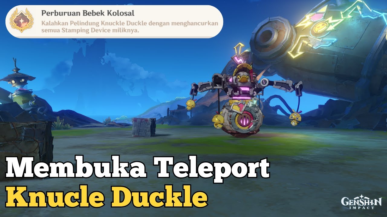 Cara Melawan Knuckle Duckle & hidden Achievement {Genshin Impact] - YouTube