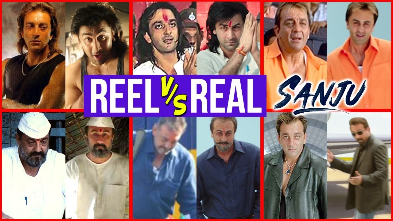 Sanju Teaser: 10 SHOCKINGLY Similar Looks Of Reel And Real Sanjay Dutt ...