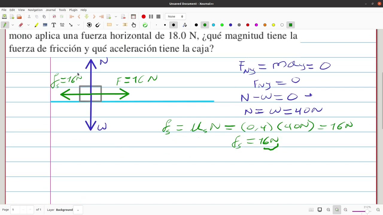 Fuerza de Fricción Estática Y Cinética | Dinámica | leyes de Newton ...