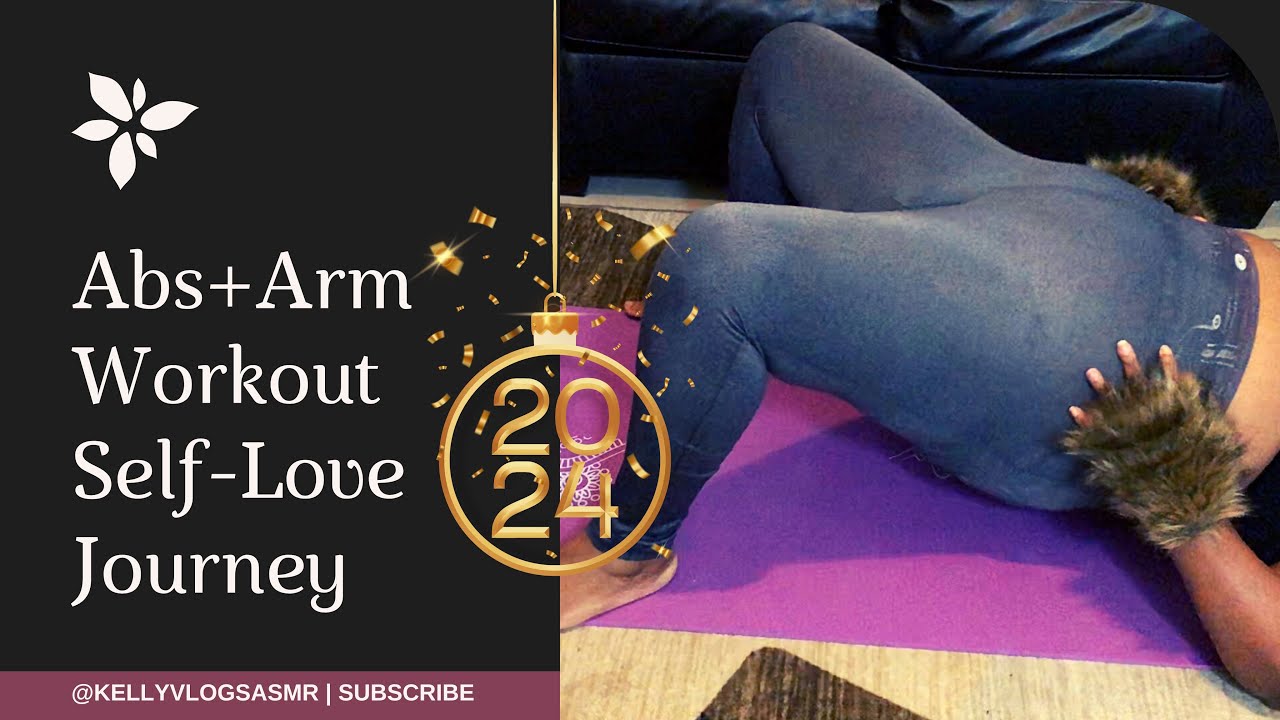 ABS + ARM WORKOUT AT HOME | ASMR MUSIC ONLY *NO TALKING | HAPPY SELF ...