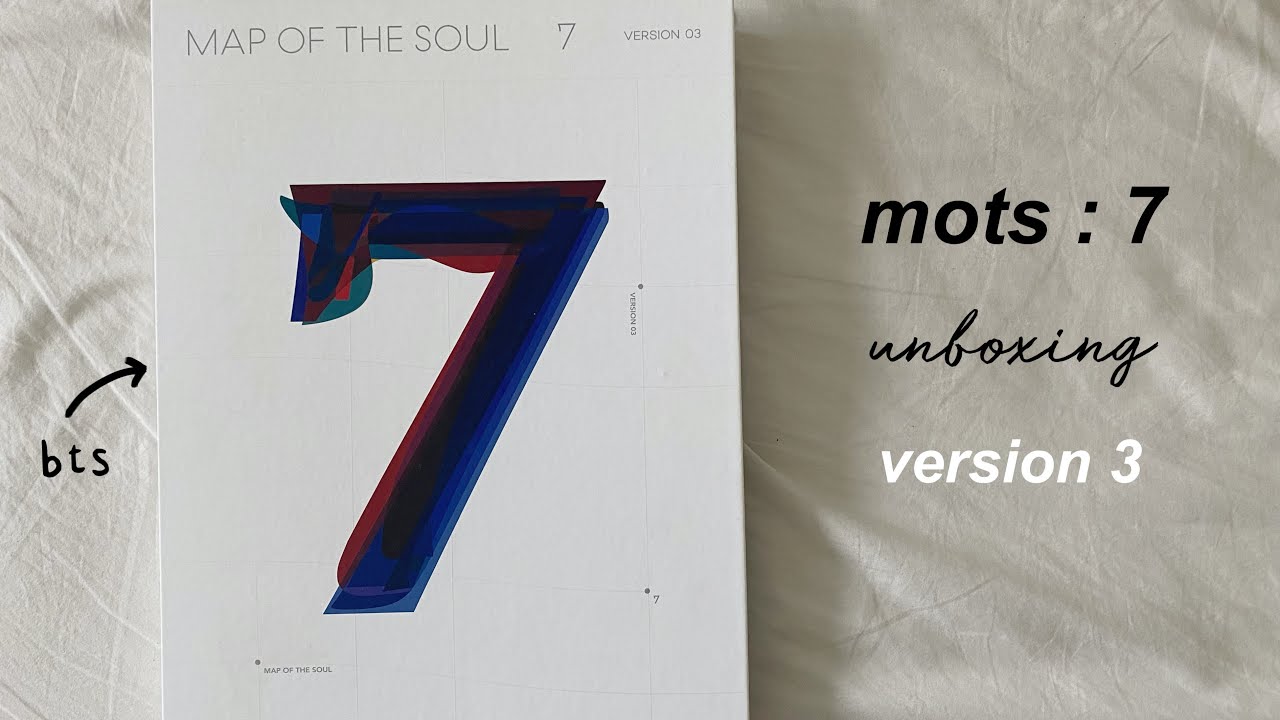 BTS MOTS : 7 UNBOXING | version 3 | 방탄 소년단 앨범 - YouTube