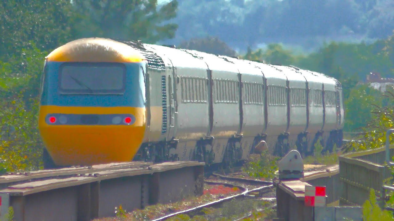 Cross Country HST Newly Repainted 43007 Intercity 125 & 43008 Intercity ...