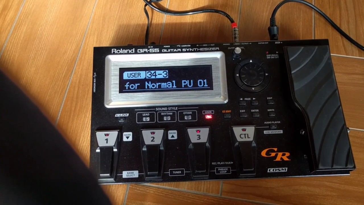 TEST 2/2 Roland GR-55 + GK3-B Bass/Guitar Synthesizer - Basses ...