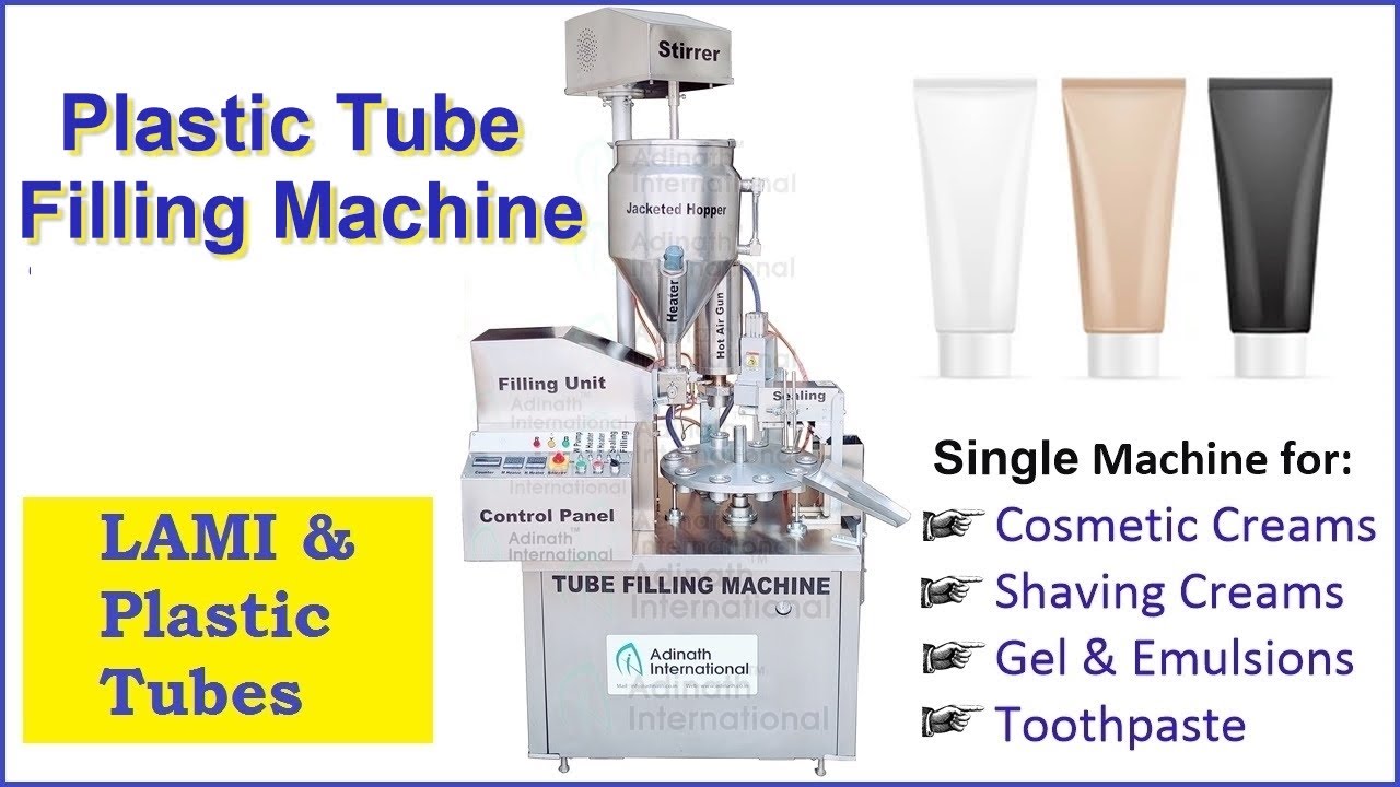 Plastic Tube Filler, Cosmetic Tube Filler - YouTube