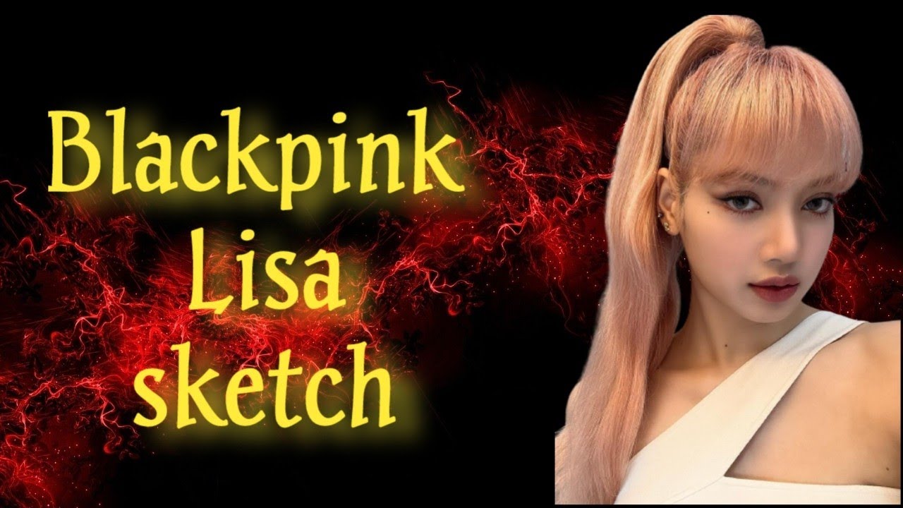 Blackpink Lisa Pencil Sketch। How to draw Lisa face - girl face। pencil ...
