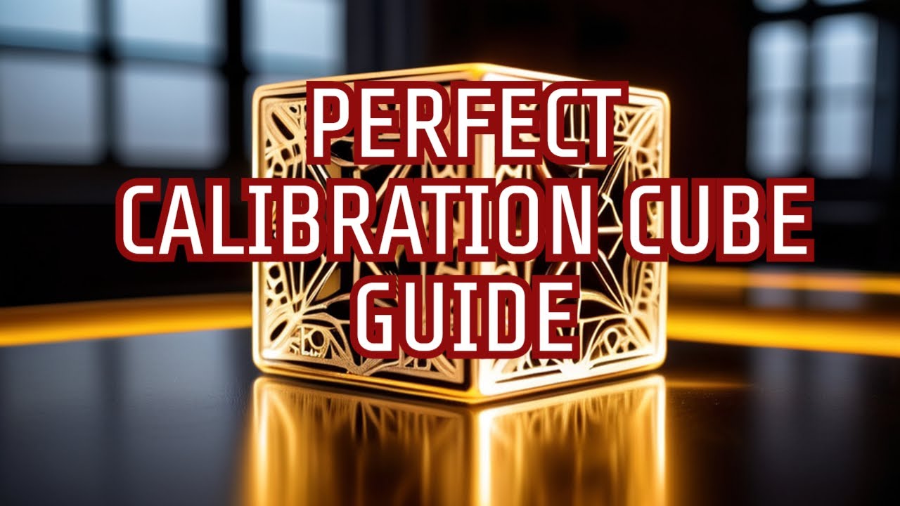 Calibration Cube: Beginner Guide - YouTube