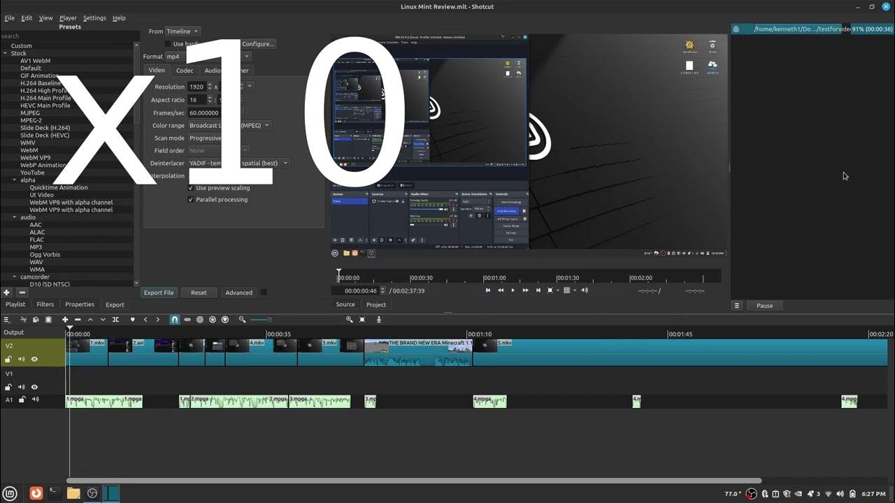 Shotcut: The best video editor for Linux - YouTube