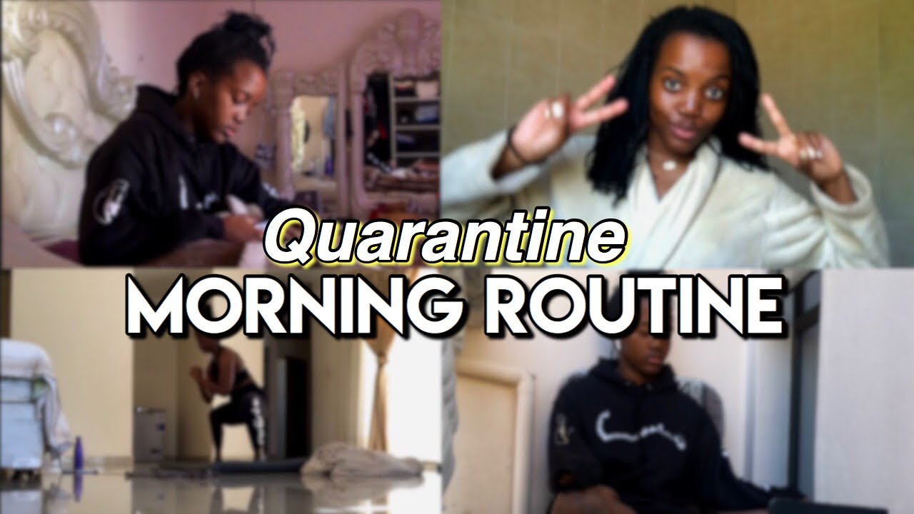 quarantine morning routine *relaxing & productive* - YouTube