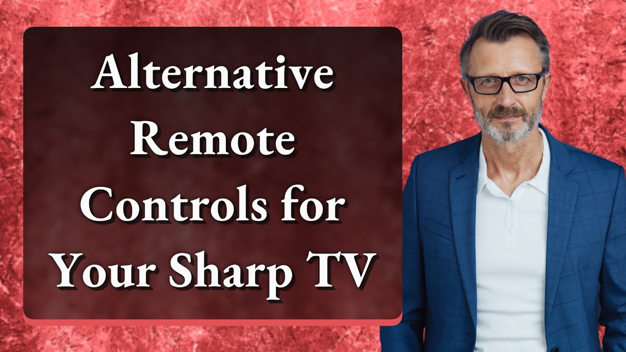 Alternative Remote Controls for Your Sharp TV - YouTube