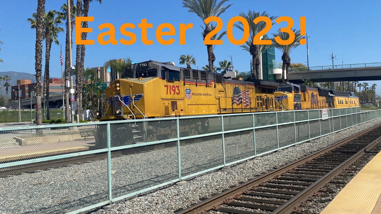 Easter Sunday Train Action! - YouTube
