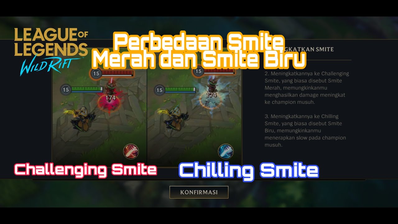Perbedaan Challenging dan Chilling Smite - YouTube