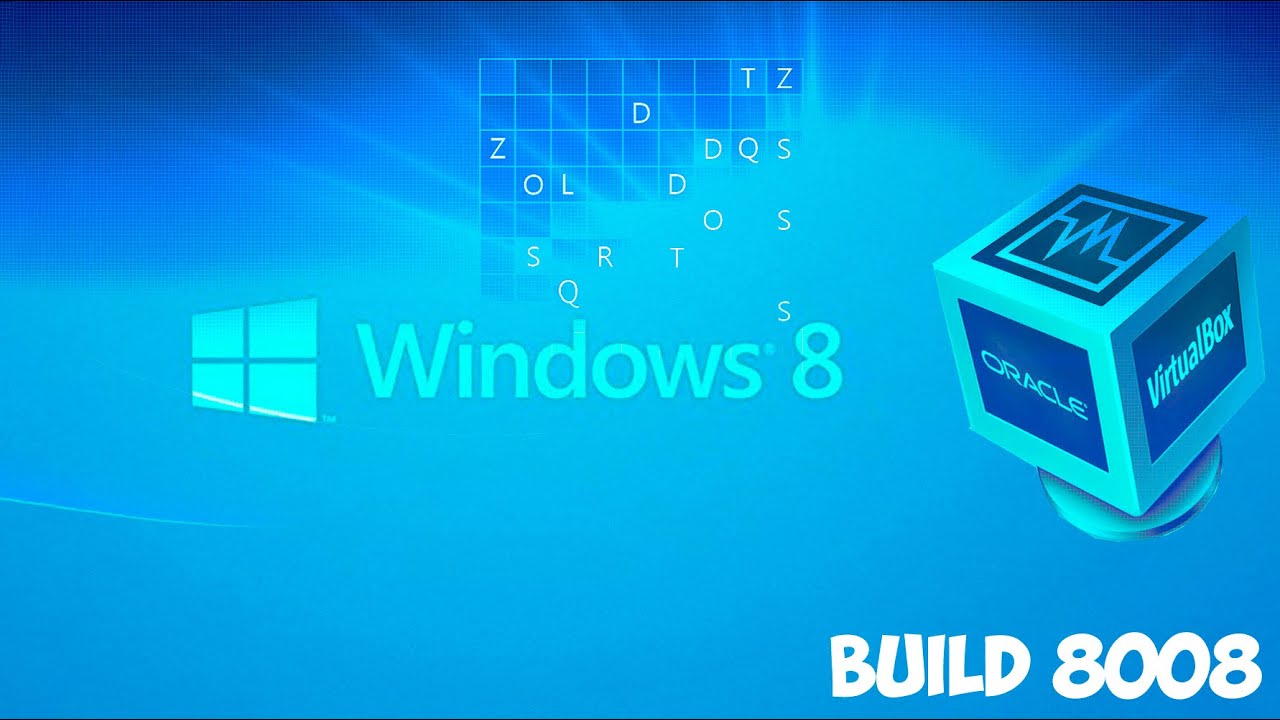 Как установить Windows 8 build 8008 на Virtual Box - YouTube