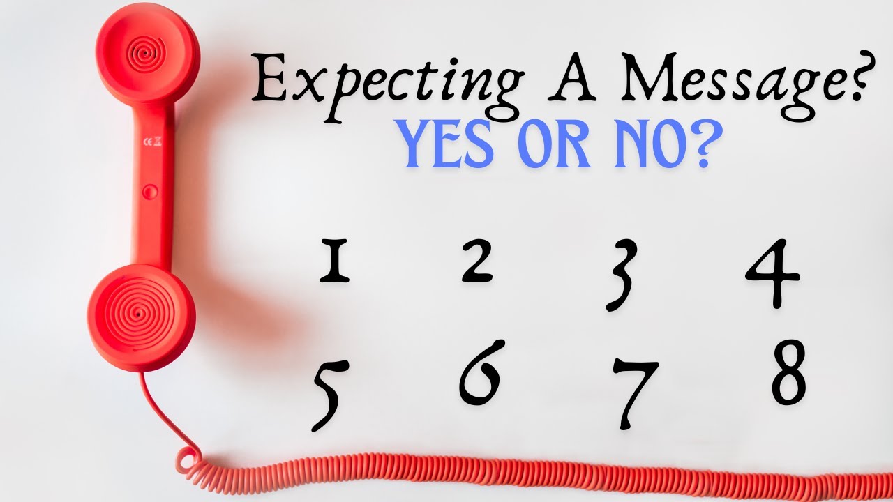 🐳Expecting A Message?🐳Answer: Yes Or No? Pick A Card - YouTube