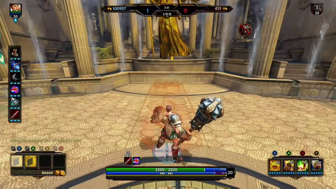 SMITE Hercules High Damage Build - YouTube