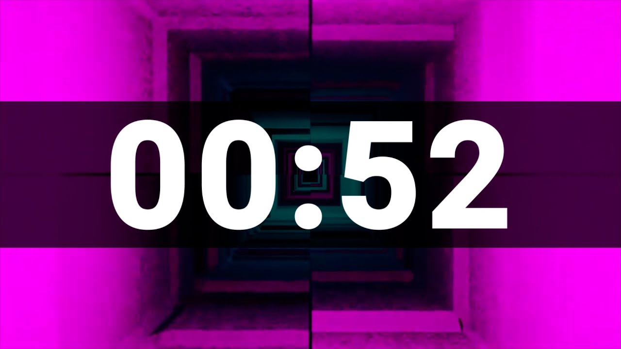 52 Second Timer with Cool Upbeat Music for Kids, Chill Instrumental ...