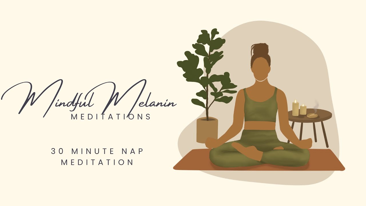 30 Minute Restorative Nap Meditation with Rain - YouTube