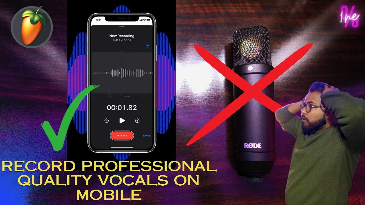 How To Record Vocals On Your Mobile in Professional Quality - YouTube