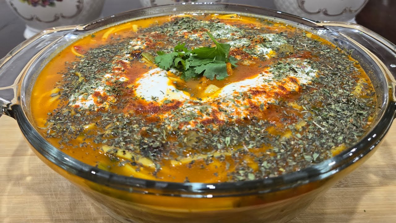 Easy and Delicious Afghan Spaghetti Recipe | طرز تهیه آش خوشمزه افغانی ...