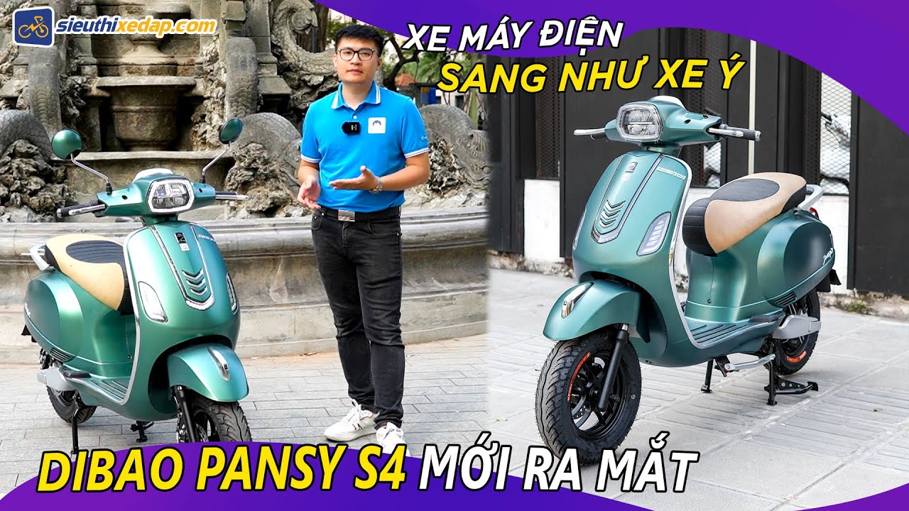 😍 Review Xe máy điện Dibao Pansy S4 - DẪN ĐẦU VỀ NGOẠI HÌNH VÀ LINH ...