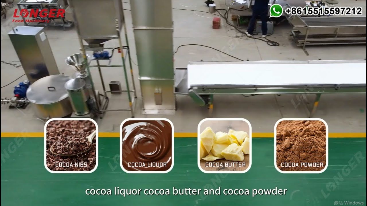 maquinaria para procesar cacao, equipo para procesar cacao - YouTube