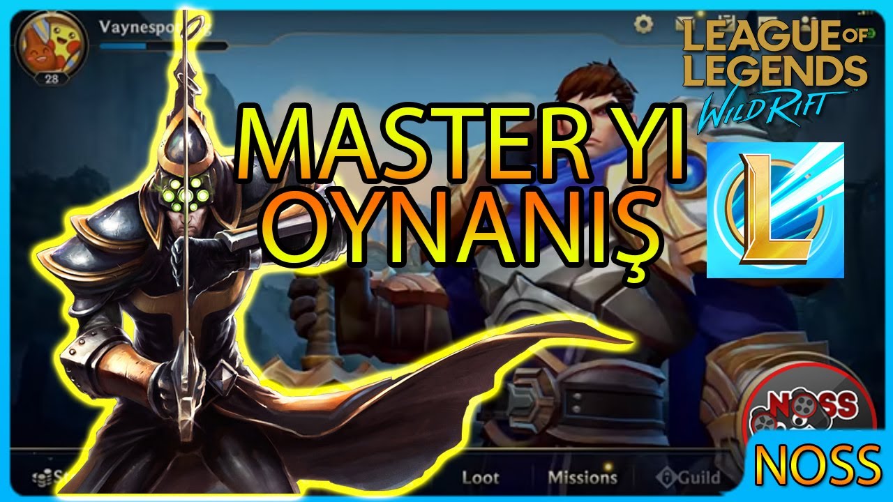 Mobile League of Legends Wild Rift | MASTER YI Oynanış - YouTube
