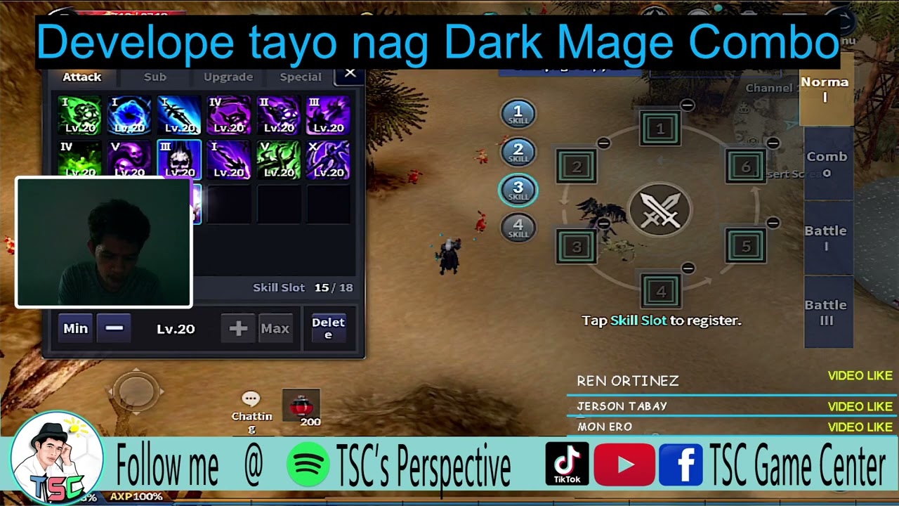 Dark Mage PVP test Cabal Mobile - YouTube