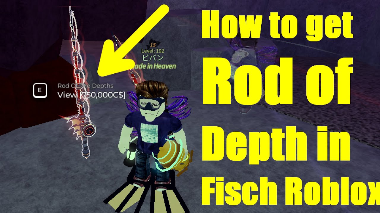 How to get "ROD OF THE DEPTH" Fishing Rod in Fisch! - Depth Rod in ...
