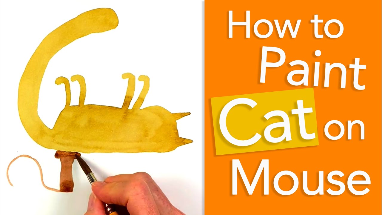 How to Paint a Cat on Mice! - YouTube